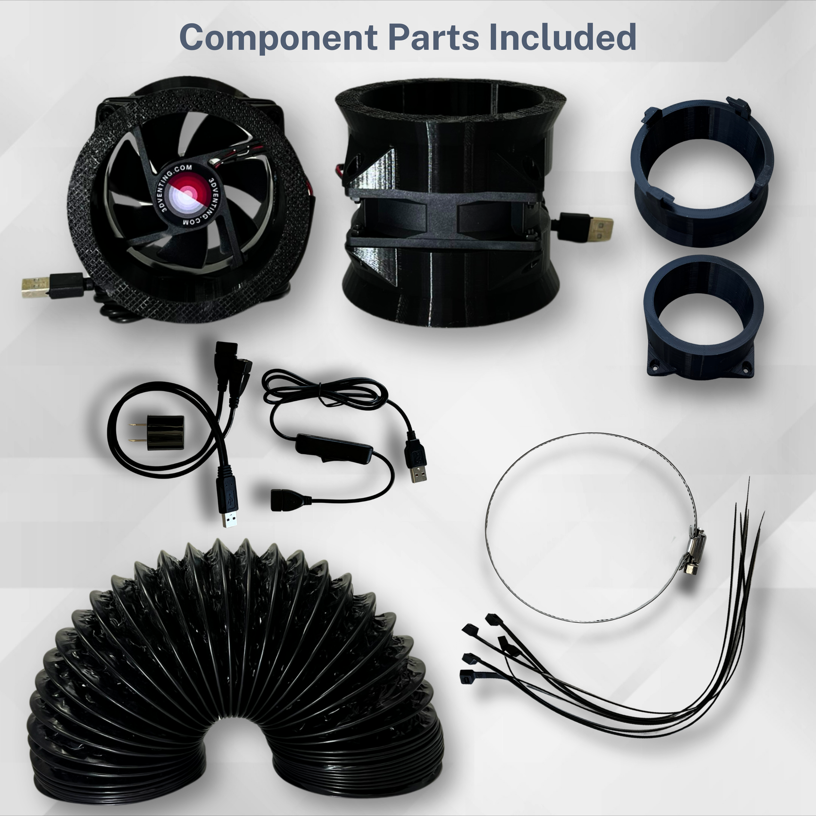 VENT80 for ELEGOO Resin Printer Ventilation Odor/Fume Extractor Comple ...